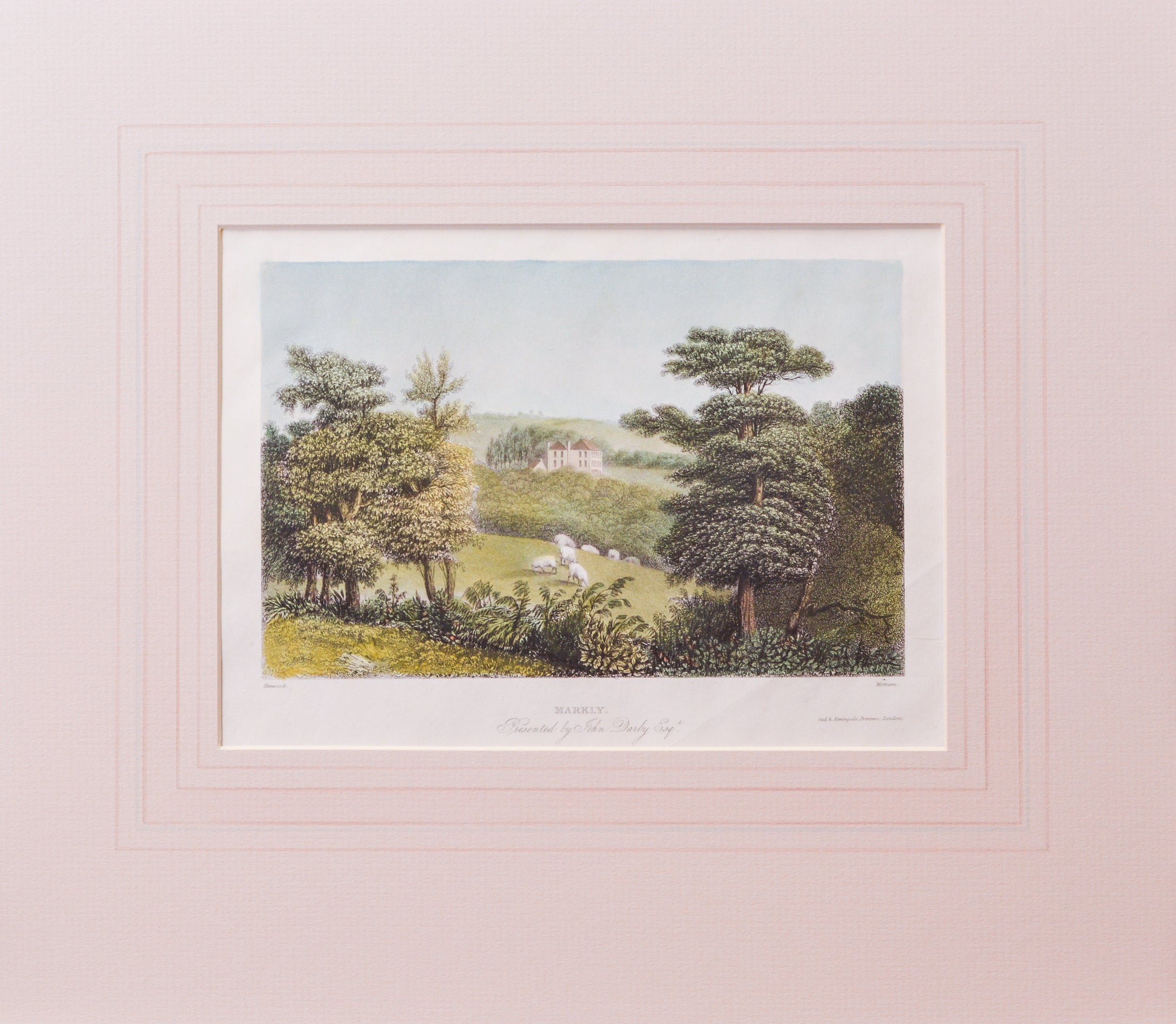 Markly - Antique Steel Engraving, circa 1836 – The Witch Ball